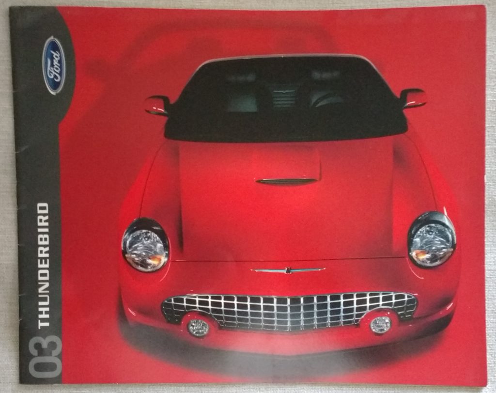 2002-2003-2004-2005 Thunderbird Original Sales Brochures - Thunderbird ...